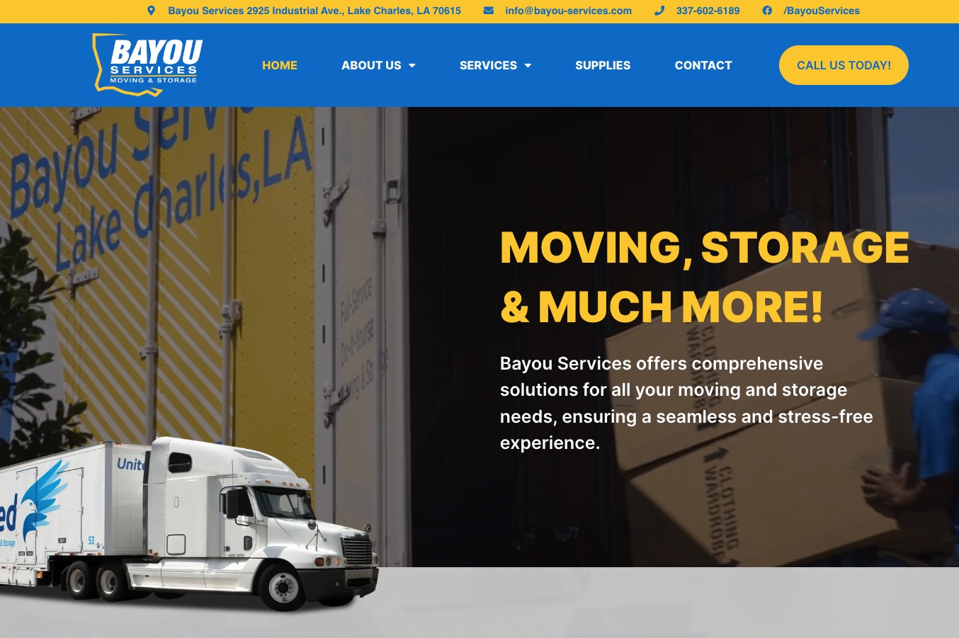 Bayou Services - Moving and Storage in Lake Charles and SWLA